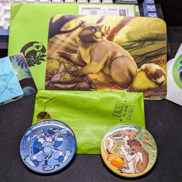 Protogen & Sergal - MAGNET / BIG BADGE: Protogen is Not a Toaster and ...