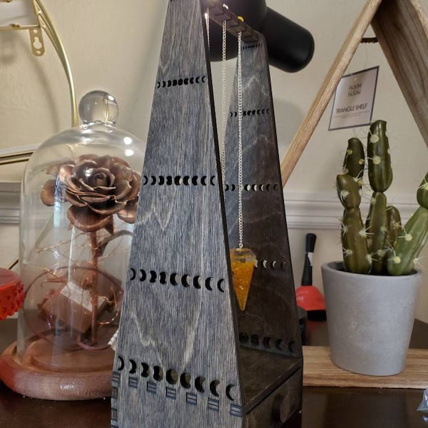 Pendulum Stand, Pendulum Display, Pendulum Holder, Moon Phases Stand ...