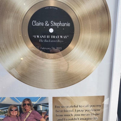 Personalized Plaque Custom Plaque Vinyl Record Plaque - Etsy