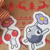 Pikmin Chibi Sticker Set - Etsy