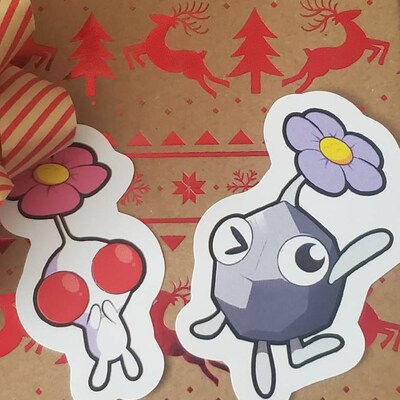 Pikmin Chibi Sticker Set - Etsy