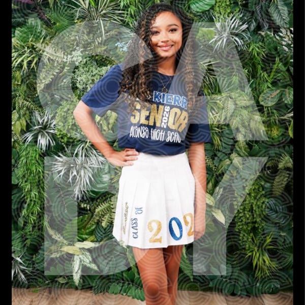 Senior Pleated Skirt Set; Graduation Outfit; Pleated Skirt Set ...