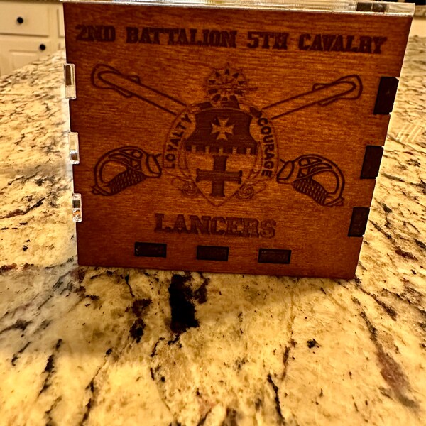 Personalized Service Member Dog Tag Display Box - Etsy