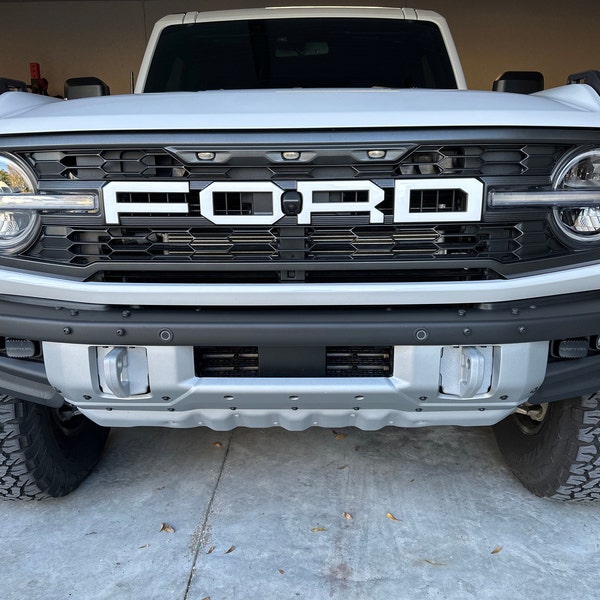 Tufskinz | Grille Letter Overlays - Fits 2021-2025 Bronco Raptor - 4 ...