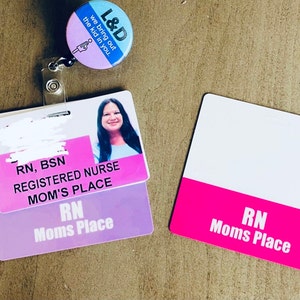 Complete Nurse Horizontal Badge Card Set 13 Cards for ID | Etsy