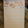 Cat TO DO LIST Notepad by Boygirlparty Bowtie Kitty Cat Note - Etsy