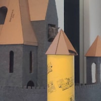 DIY Lighthouse Cat Tree Tower Playhouse *plans & Patterns* Cardboard ...