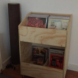LP Vinyl Record Storage Browser Flip Bin | Etsy