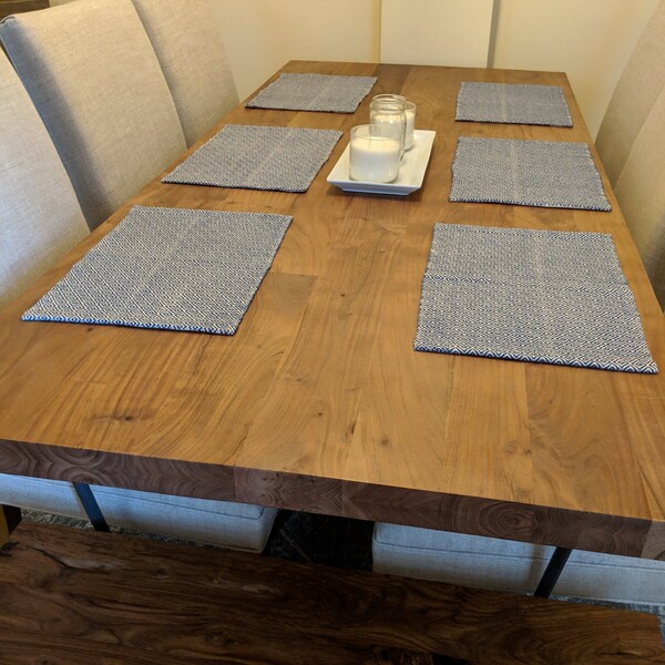 STYLISH PLACEMAT, POPULAR Placemat, Cool White and Ecru Place Cotton ...