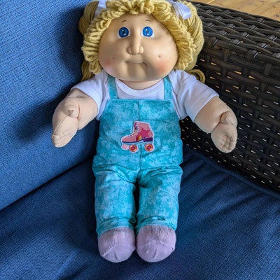 1980s Cabbage Patch Kid Red Hair Green Eyes PMI Halloween Pumpkin Cat Dress Cute - Etsy