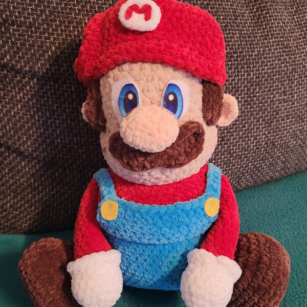 Super Mario Crochet Pattern PDF - Plush - Amigurumi- Tutoriel - US ...
