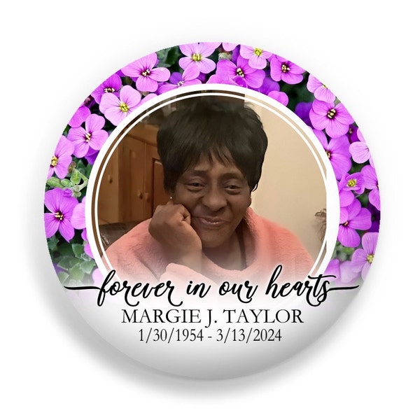 Custom Photo Graduation Button Pins or Magnets Keepsake 2024 Graduation ...