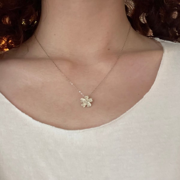 Made in Japan! Silver Japanese Pendant - "sakura Flower Pendant" and ...