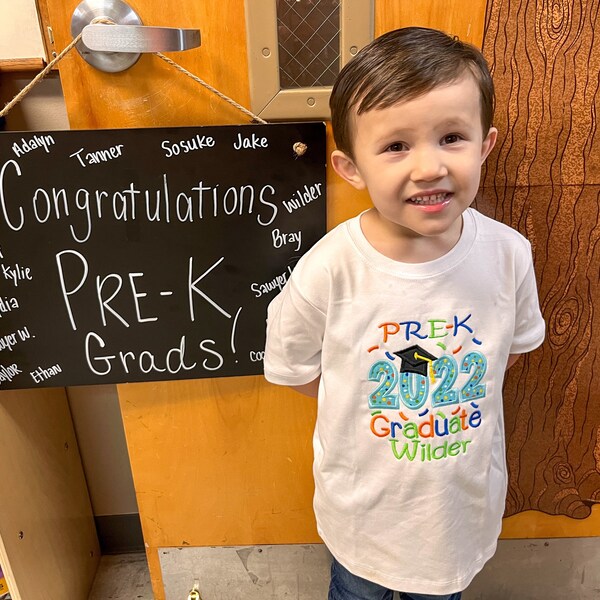 Graduation Shirt - Pre-k Graduation Shirt - Preschool Grad - Grad Shirt ...