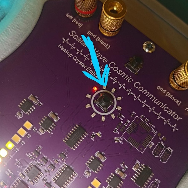 Scalar Wave Cosmic Communicator Healing Crystal Edition, Radionics ...