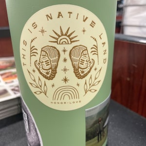 This is Native Land Vinyl Sticker - Etsy