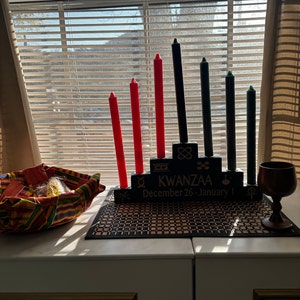 Happy Kwanzaa Puzzle With Matching Poster Teaches NGUZO SABA - Etsy