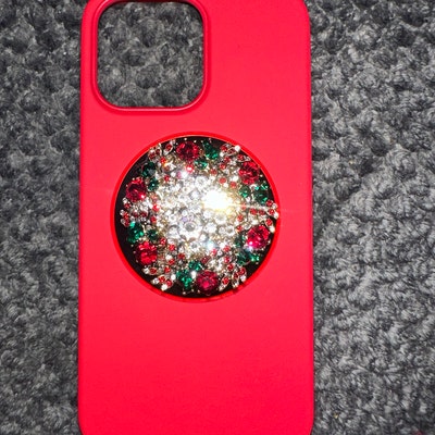 Custom Luxe Crystal & Pearl Embellished Phone Case, High End Quality ...