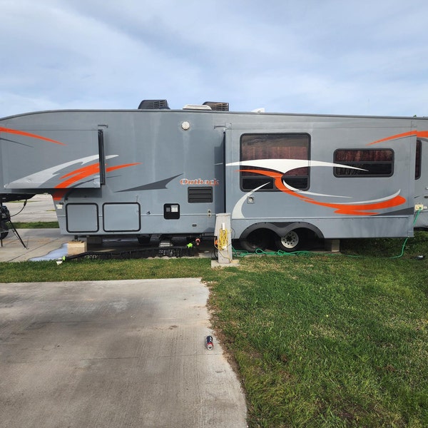 RV, Trailer Hauler, Camper, Motor-home Large Decals/graphics Kits 28 - Etsy
