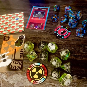 Retro Arcade Exclusive 11 Dice Set Video Game Dice With - Etsy