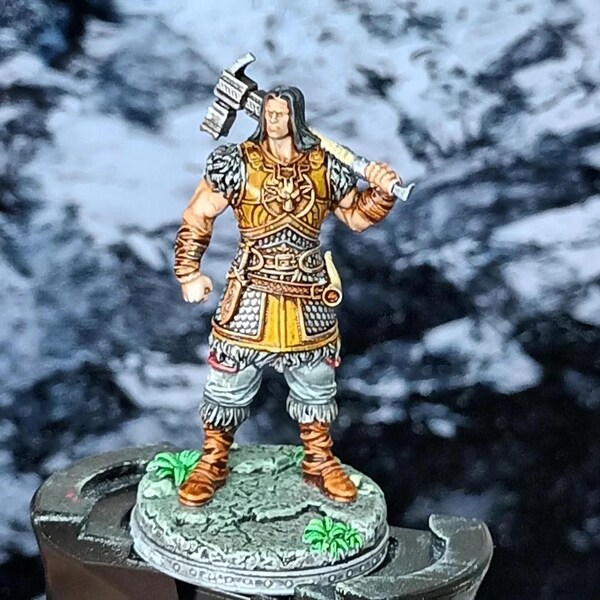 Dark Elf Warrior Miniatur Fighter Varik Dun Ate Tabletop Spiele RPG ...