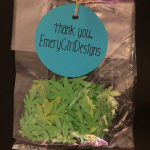 Confetti 420 Party Decor Marijuana Leaf Confetti Cannabis | Etsy