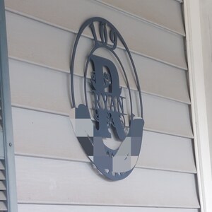 Custom Metal House Numbers, Stylish Address Sign for House, Perfect ...