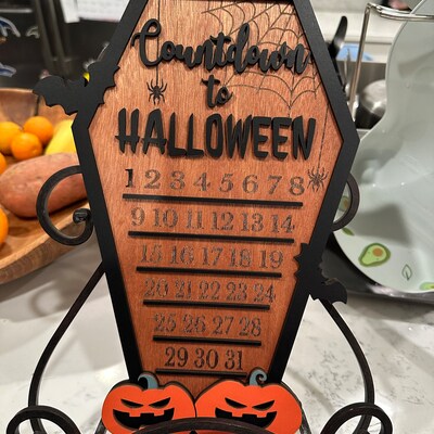Halloween Countdown Calendar, Halloween Advent Calendar, Halloween ...