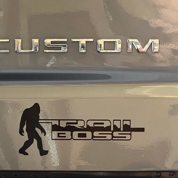 Trail Boss Decal / Decals / Big Foot Decal / Bigfoot Decals / Great ...