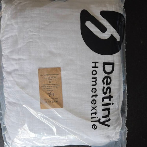 Organic Muslin Duvet Cover Set, Customized 2 Layer Gauze Set, Gauze ...