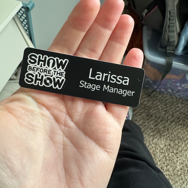 Custom Magnetic Name Tag: Personalized Office Employee Tag - Etsy
