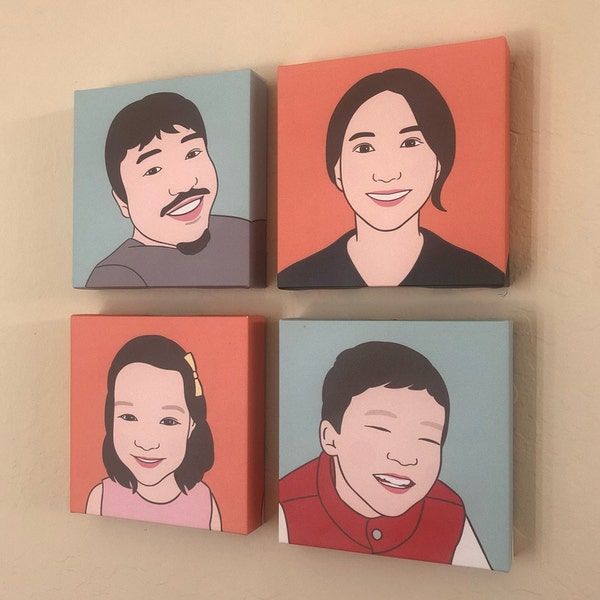Custom Portrait Business Card - Etsy