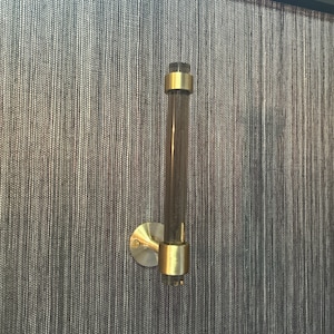 Luxholdups Lucite Rectangular Curtain Rod in Custom Length - Etsy