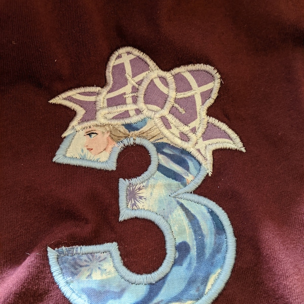 Bow Numbers Birthday Set Applique Digital Machine Embroidery Design 3 ...