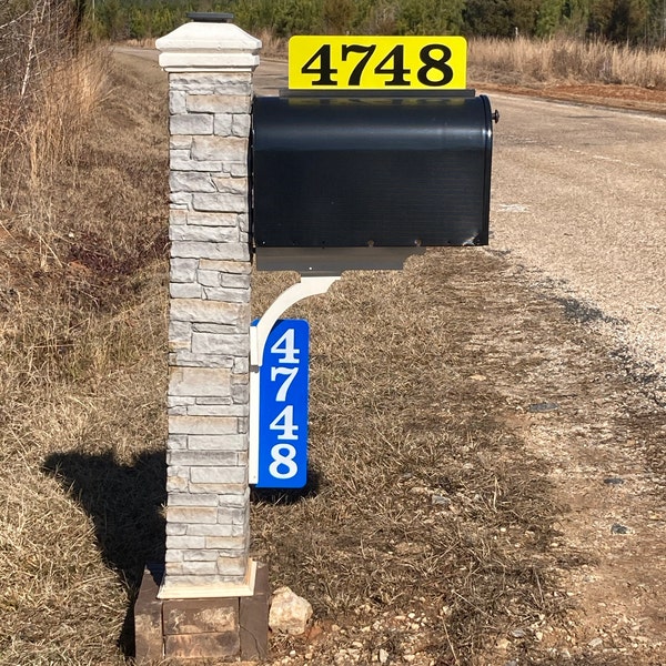 18x6 Reflective Custom Address Sign - Etsy