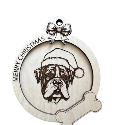 Laser Cut File / Christmas Ornament Digital File / Dog Breed - Etsy Canada