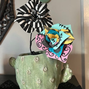 Nightmare Flowers Jack and Sally Rose Halloween Flowers - Etsy