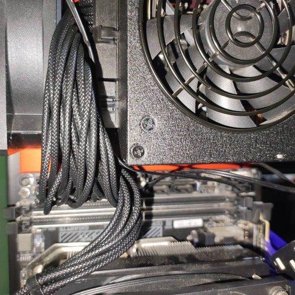 Customized 30cm Purple Sleeved Ps Psu Extension Cable Cpu Gpu8pin Cords ...