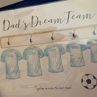 Fathers Day Gift, Football Print, Dads Dream Team, Gifts for Dad ...