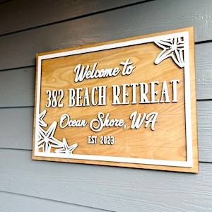 Custom Teak Wood Sign, Tiki Bar Sign, Tropical Themed Sign, Tropical ...