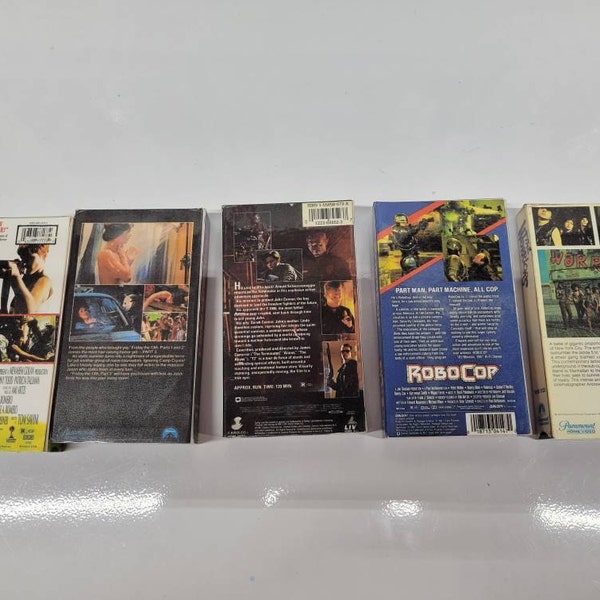VHS Mini Movie Magnets '2 1/2 X 4 1/2' Lots of Titles to Choose From - Etsy