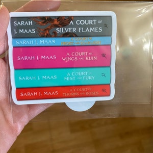 ACOTAR Book Stack Sticker - Etsy