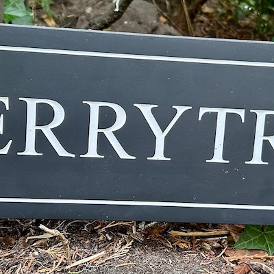 Natural Granite House Signs for Doors Gates and Fences - Etsy