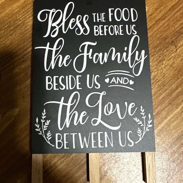 Bless the Food Svg, Kitchen Quotes Svg, Dinner Blessing Svg, Dish Towel ...