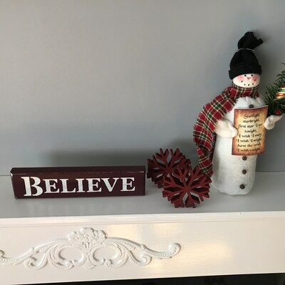 Single Word Blocks Country Shelf Sitter Wood Sign Choose Any 1 Great ...