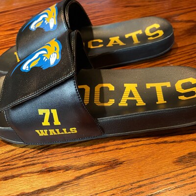 Custom Slide Sandals for Your Team, Company, Event, Personalized Slides ...
