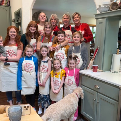 Lefse Gang Apron. Flour Sack Kitchen Apron. Made in the Midwest ...