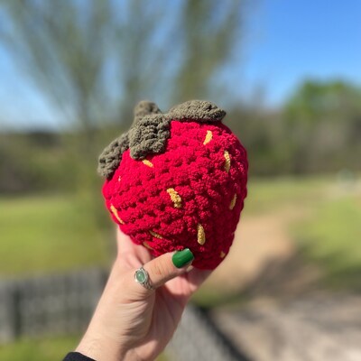 Strawberry Plushie Crochet Pattern Downloadable PDF - Etsy