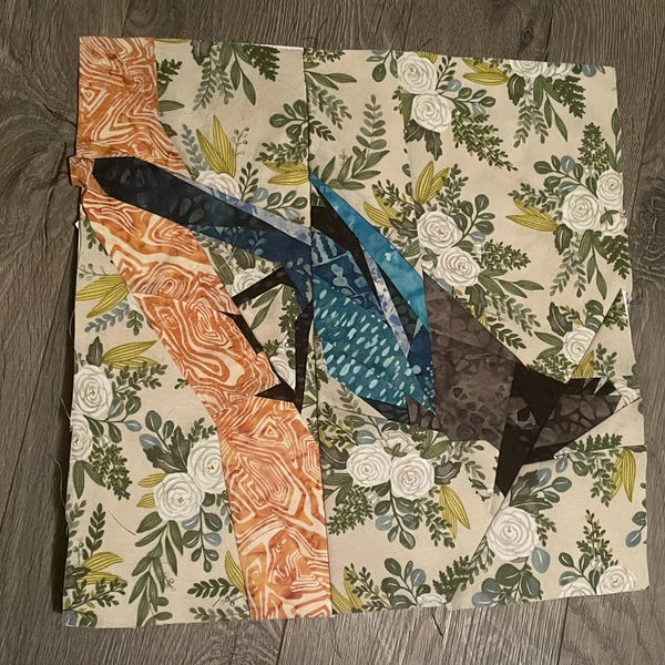 Chipmunk Fppwoodland and Riverside Animals Seriespaper Piecing Quilt ...