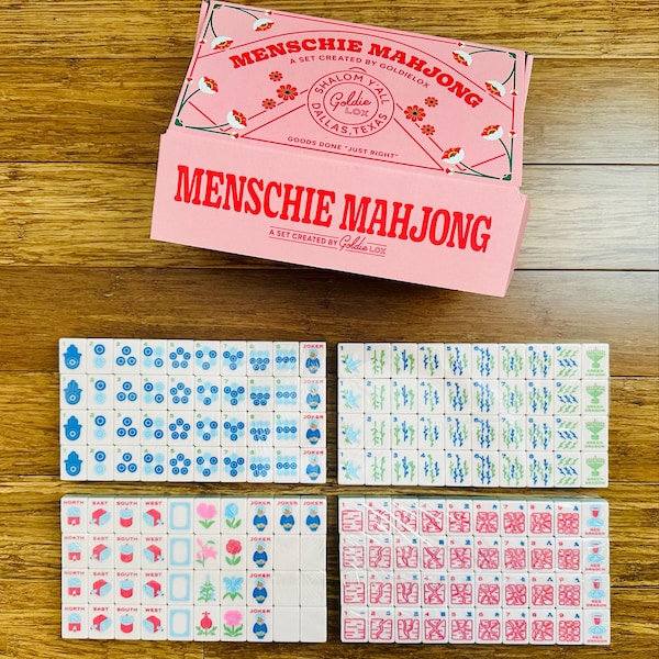 Luxury Mahjong Tile Set - Hand-crafted Jewish-themed Tiles - Etsy